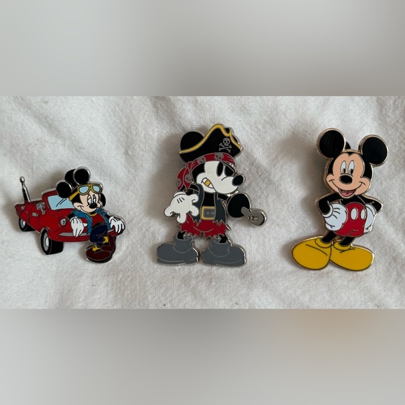 Disney | Accents | Disneymickey Mouse Pin Trio | Poshmark
